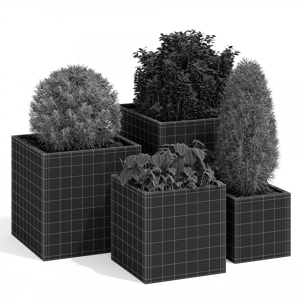 Lightweight Cube - 3D Model for VRay, Corona