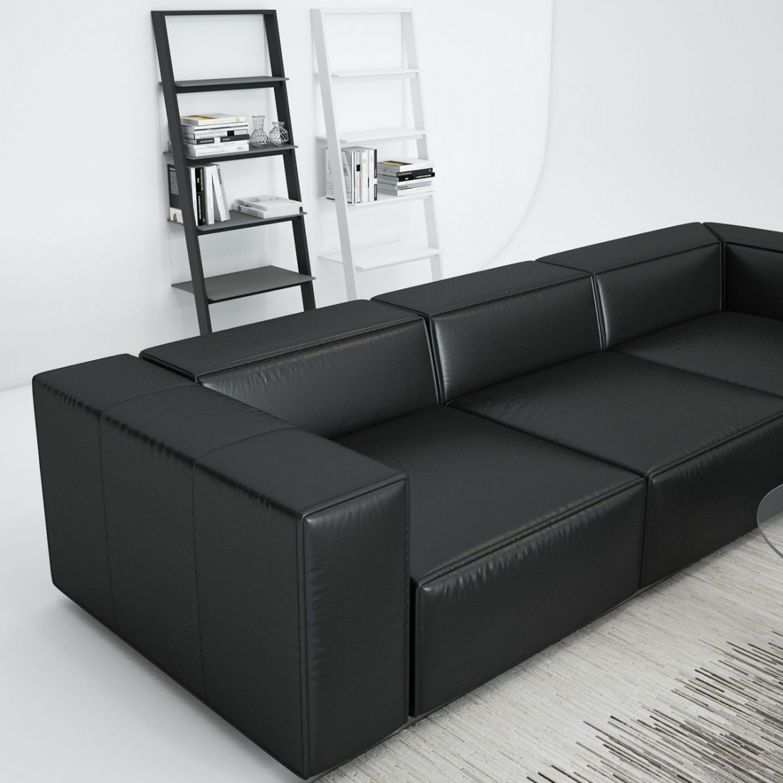 Boconcept Furniture Set - 3D Model for VRay