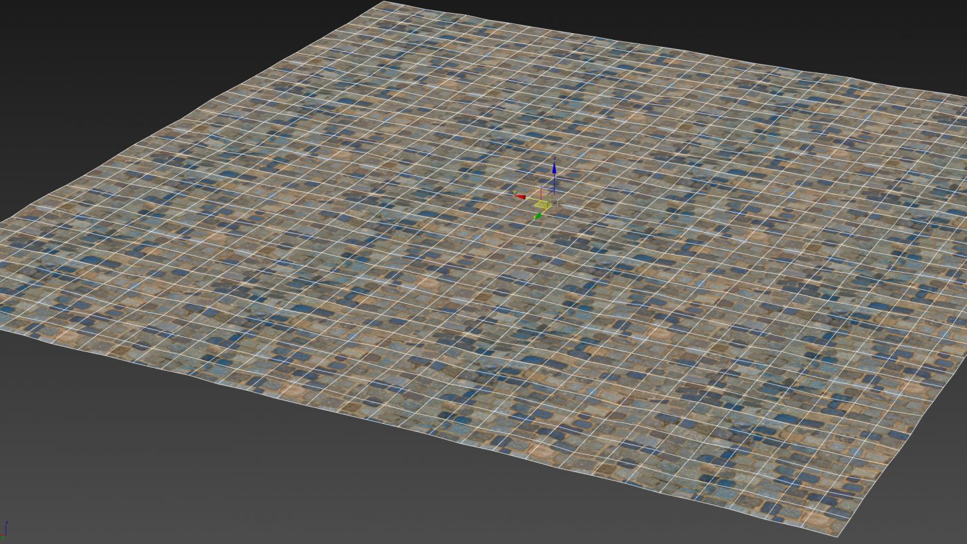 Old Pavement (material) - 3D Model for VRay, Corona