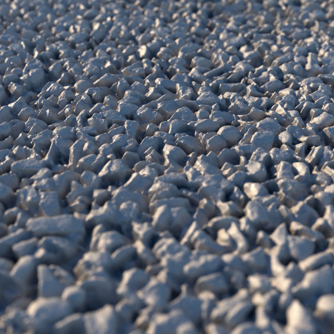 Material Of Fine Shiny Stone Plaster - 3D Model for VRay, Corona