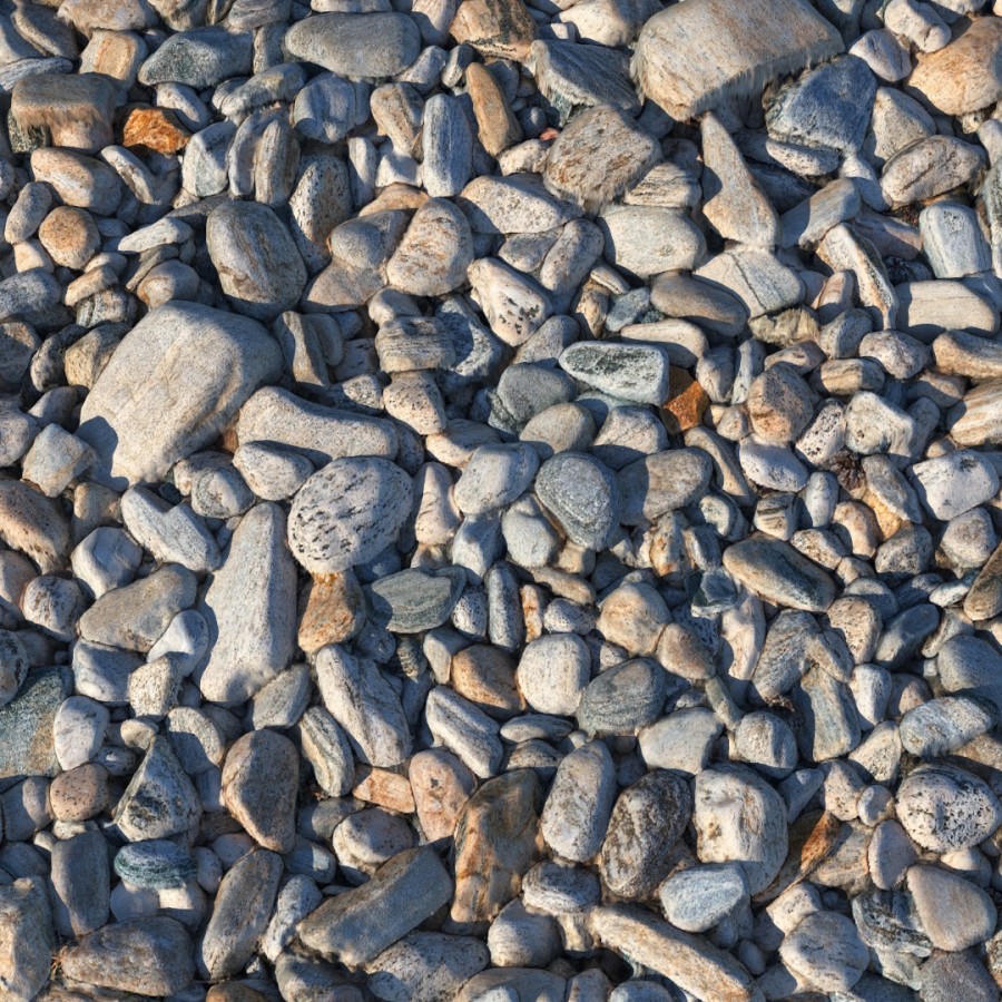 Rocky Beach Material - 3D Model for VRay, Corona