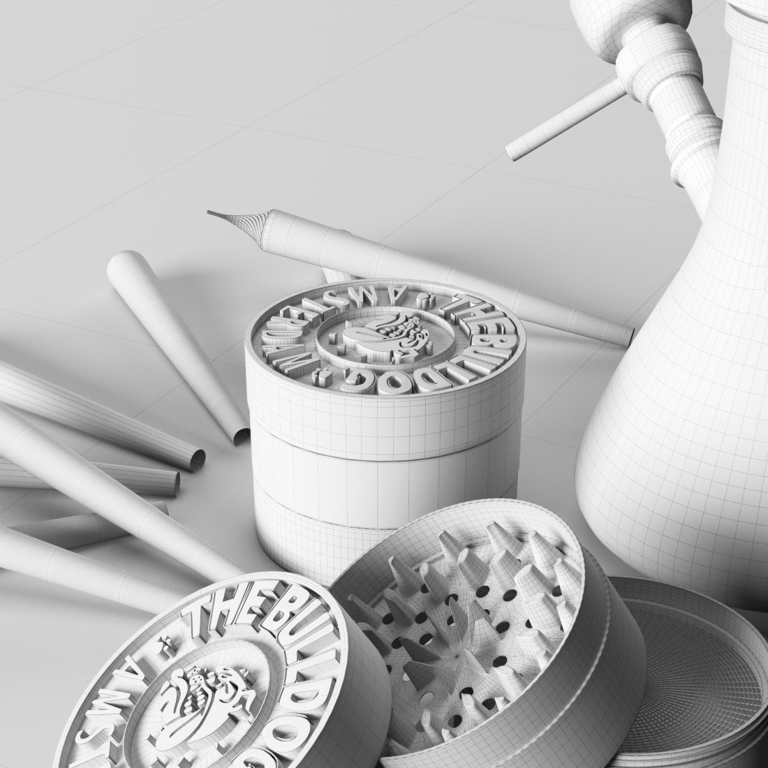 Smoking Set - 3D Model for Corona
