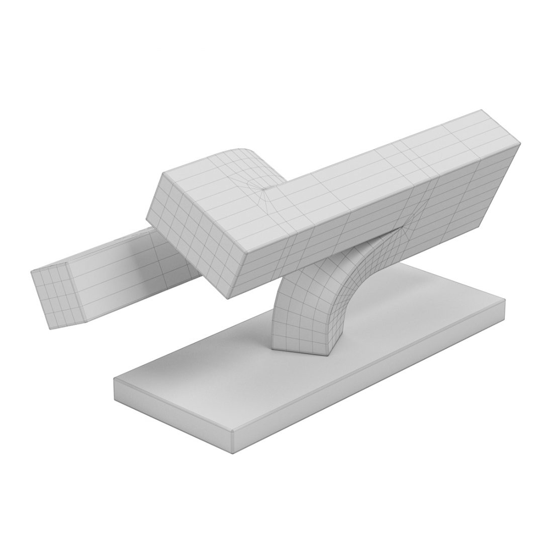 Clement Meadmore Attributed Working Model - 3D Model for VRay, Corona
