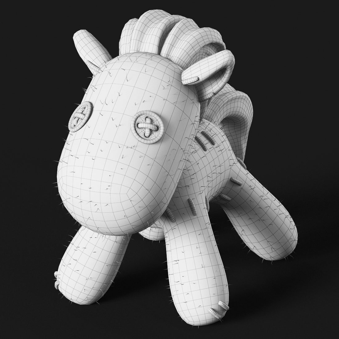 Mascot Roach Gwent - 3D Model for VRay, Corona