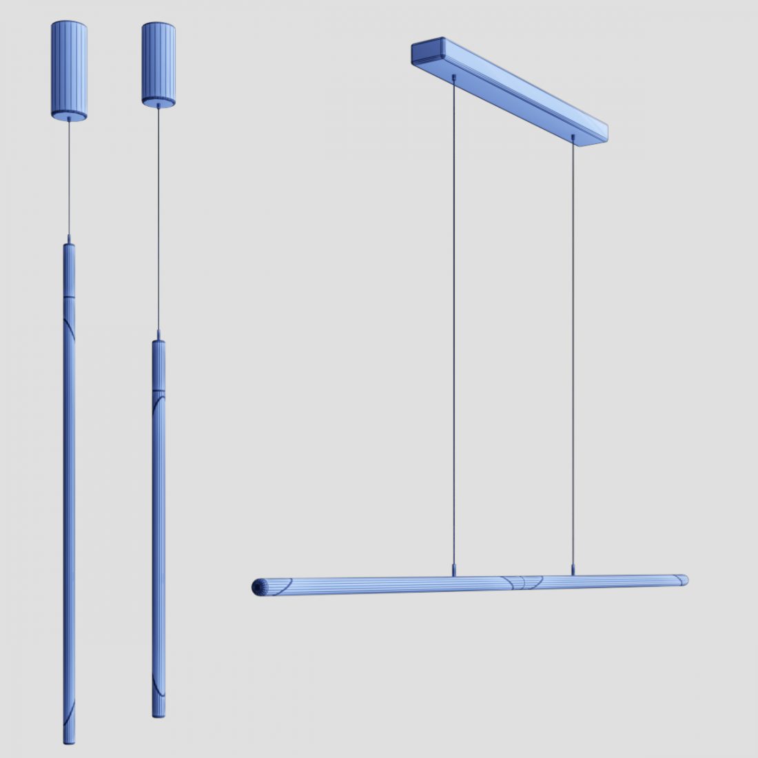 St-luce Pendant Light Collection - 3D Model for VRay