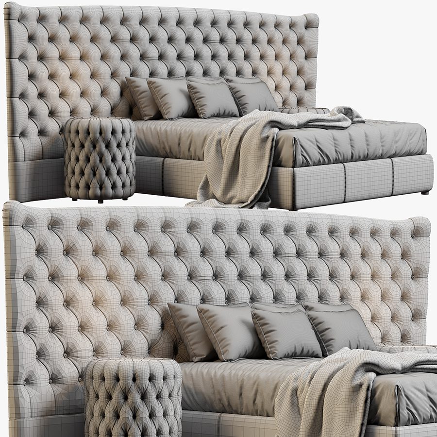 Vogue Maxi Letto Dv Home Collection 3D Model for VRay, Corona | CGMood