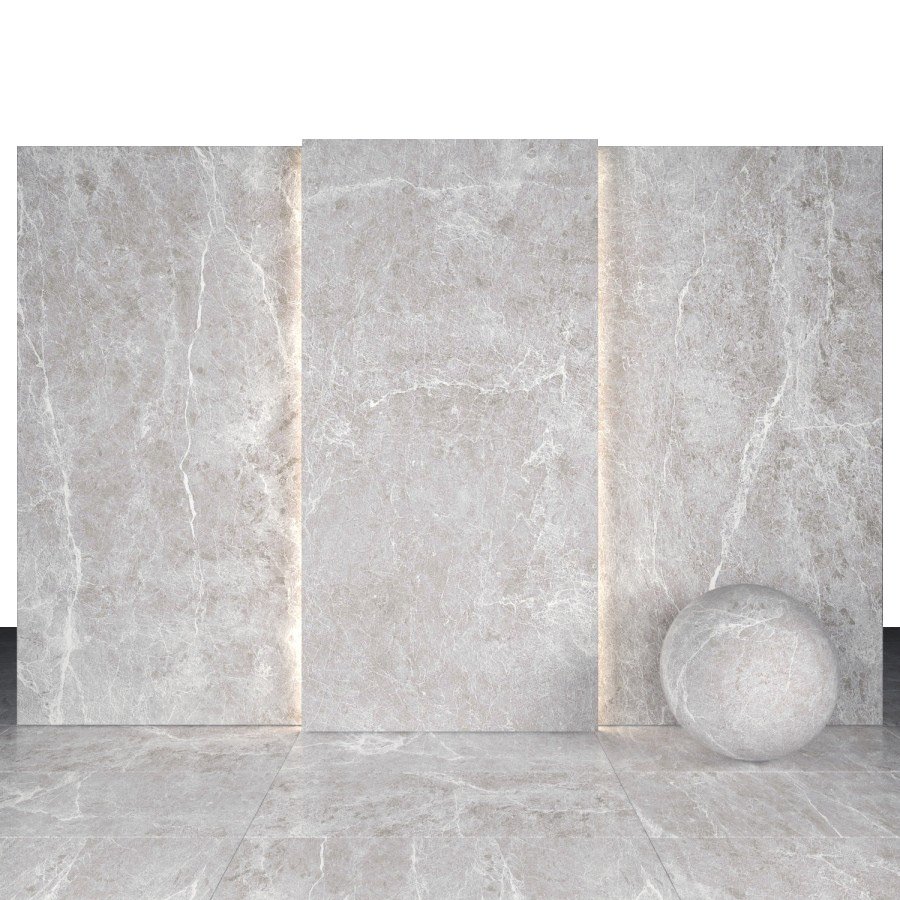 Spider Gray Marble - 3D Model for VRay
