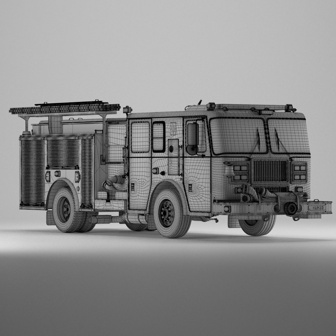 Seagrave_marauder - 3D Model for Corona