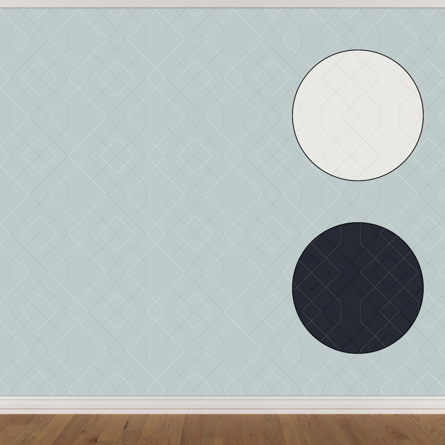 Wallpaper Set 1724 (3 Colors) - 3D Model for VRay, Corona
