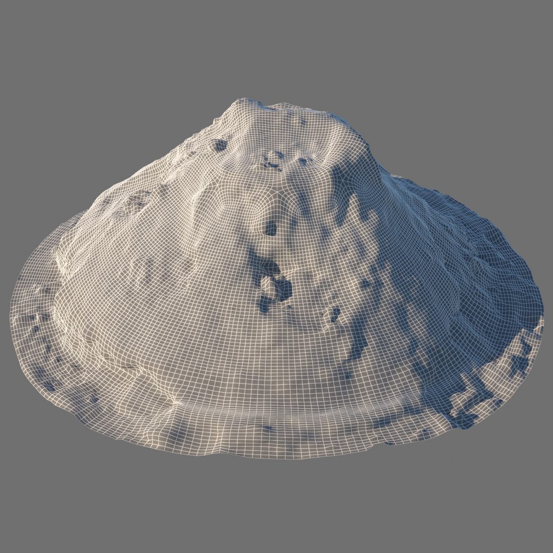 Snowdrift 170cm - 3D Model for VRay, Corona