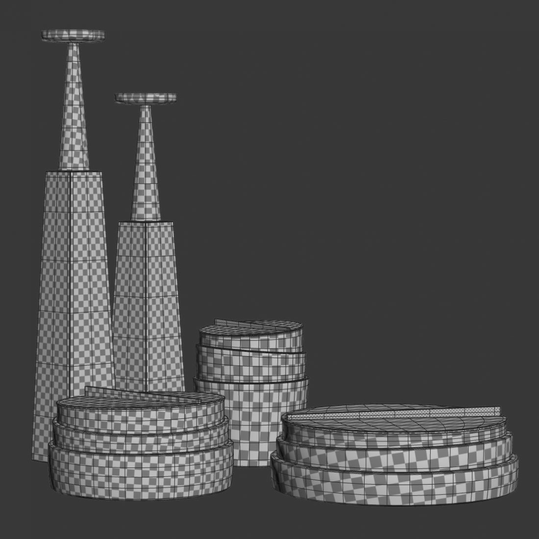 Claude Cartier Decoration / Hub Collections - 3D Model for Corona