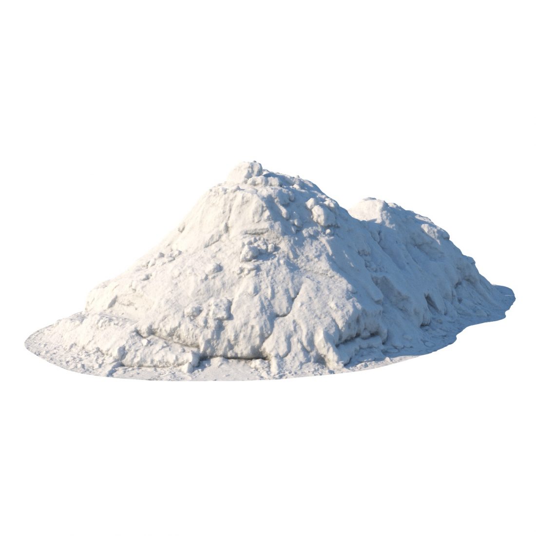 Double Snowdrift 150cm - 3D Model for VRay, Corona