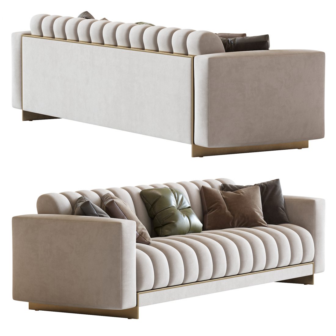 The Well Balanced Sofa - 3D Model for Corona