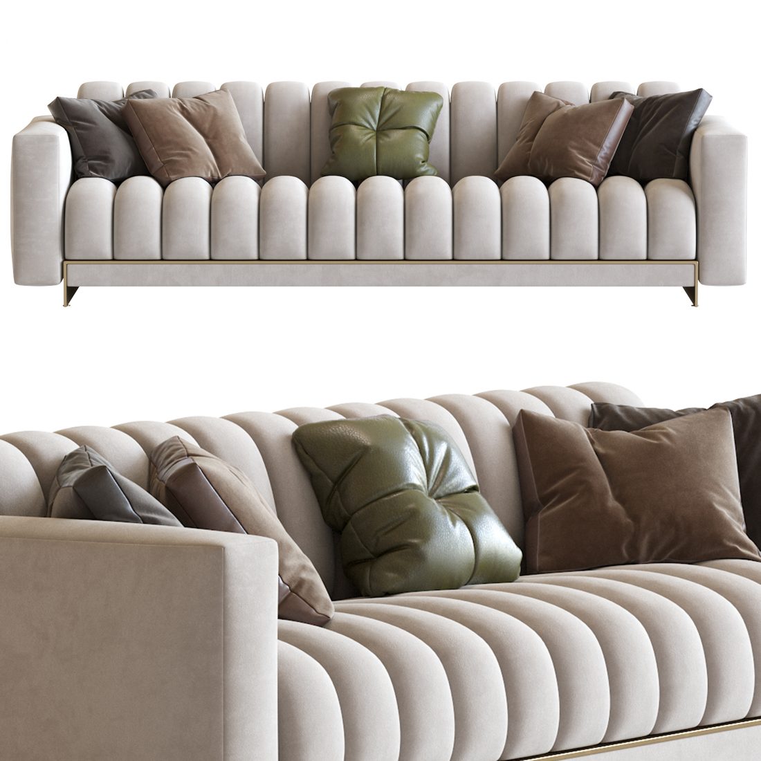 The Well Balanced Sofa - 3D Model for Corona