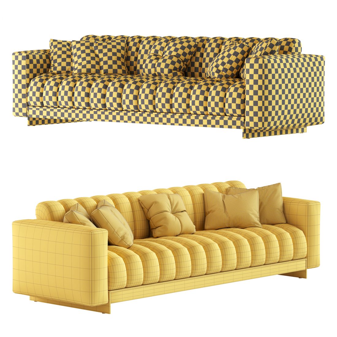 The Well Balanced Sofa - 3D Model for Corona