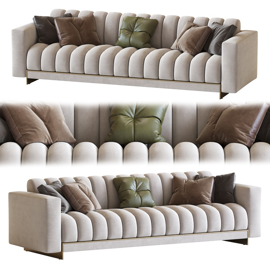 The Well Balanced Sofa - 3D Model for Corona