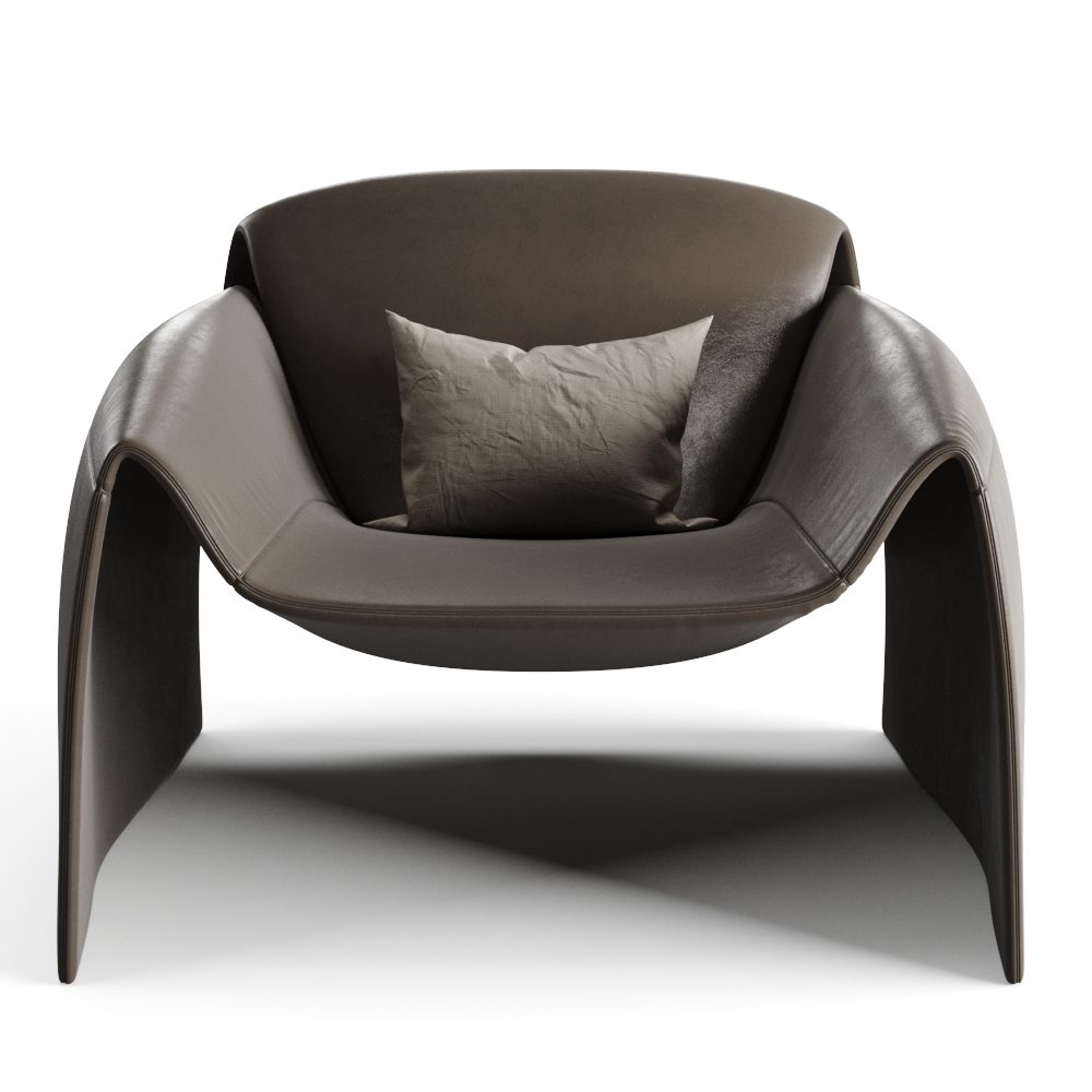 Poliform Leclub Armchair - 3D Model for Corona