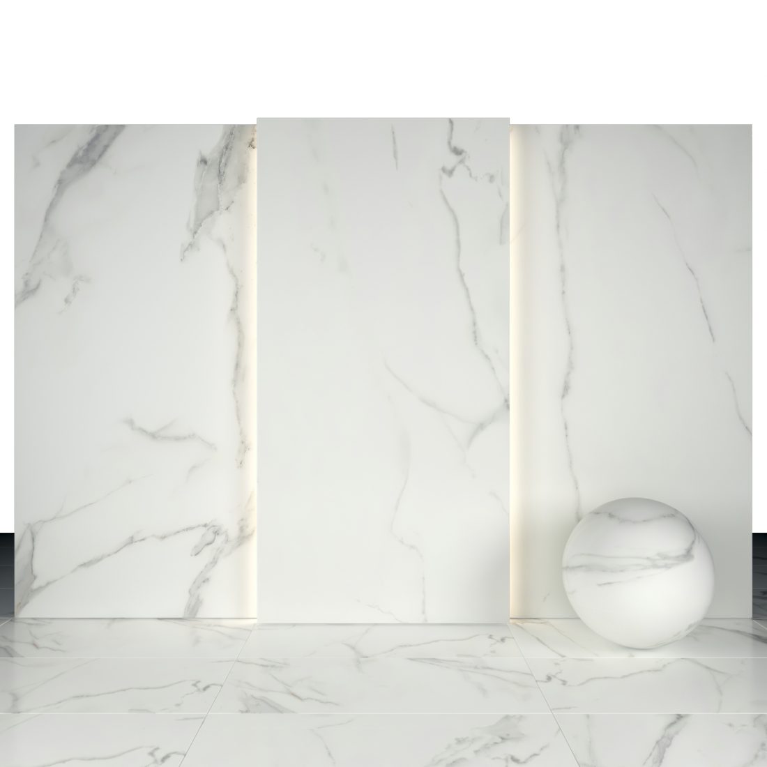 Afyon White Marble 06 - 3D Model for VRay