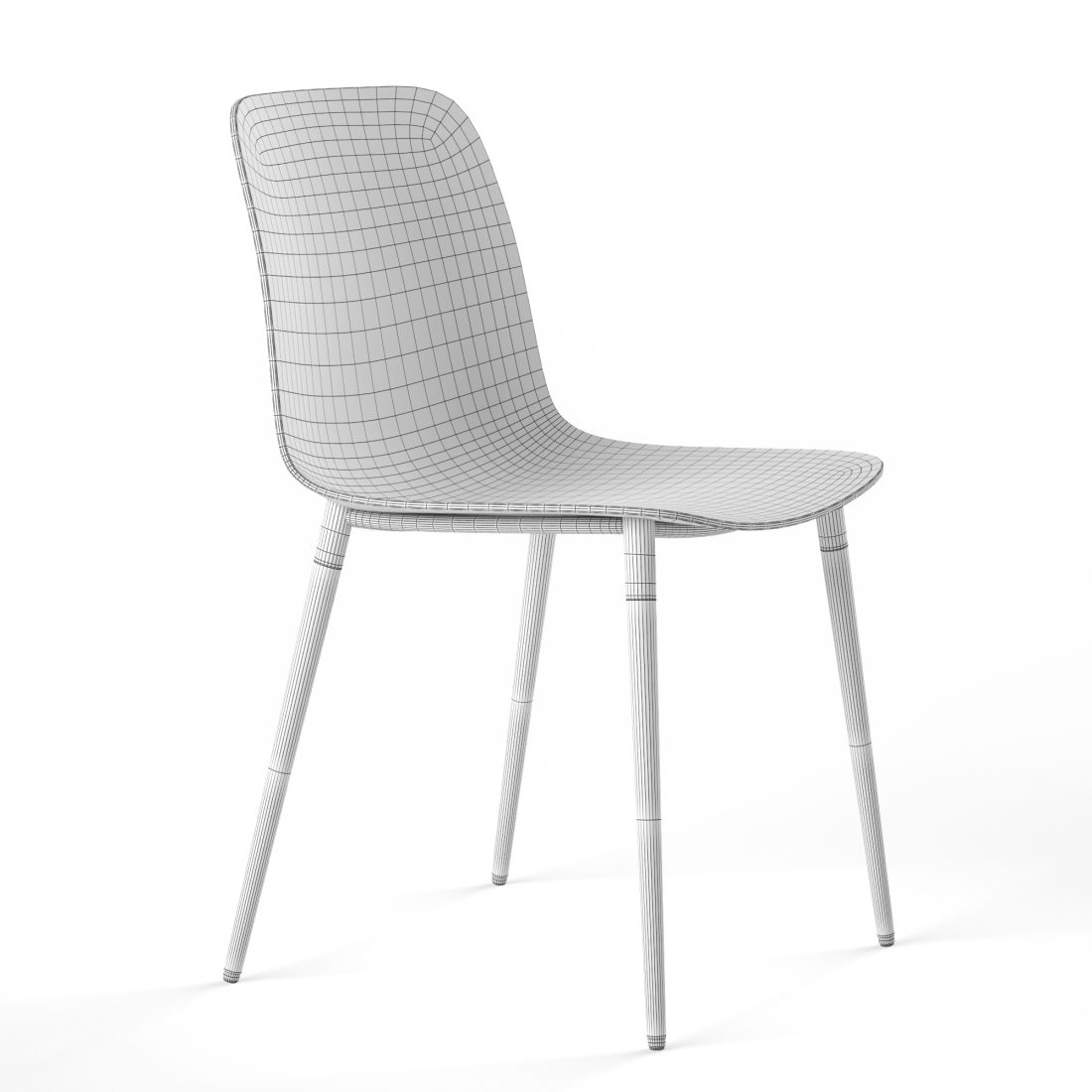 Piiroinen Pi Chair - 3D Model for VRay