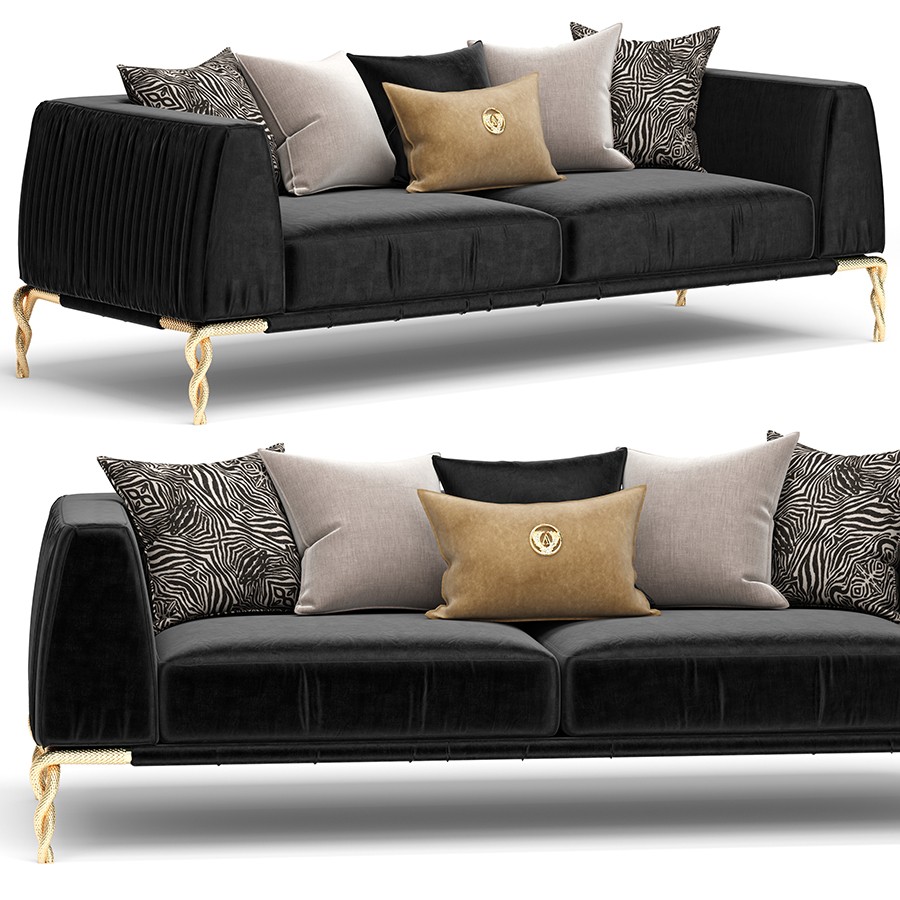 Anje Living Majesty Sofa - 3D Model for VRay