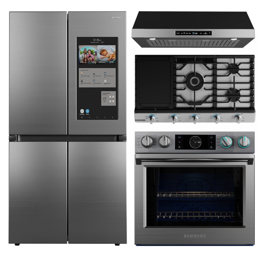 Samsung Appliance Collection 02 - 3D Model for VRay, Corona