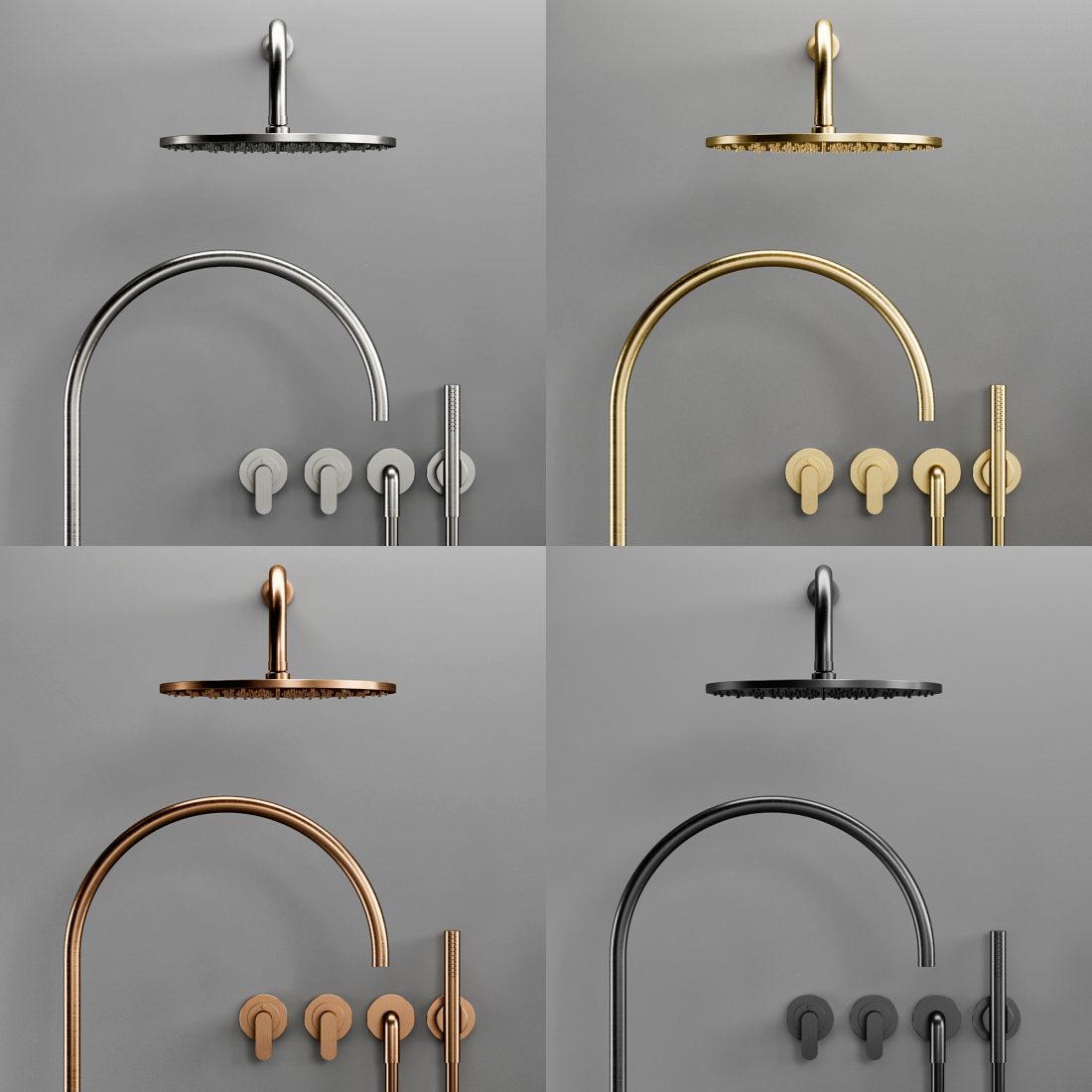 Cocoon Jp Bathroom Faucet Set - 3D Model for VRay, Corona