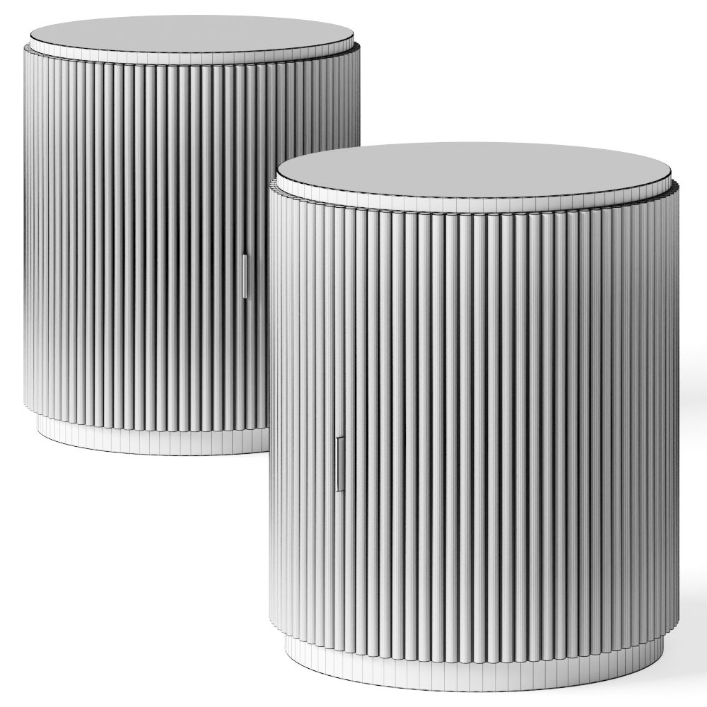 Shake Hege Bedside Table - 3D Model for VRay, Corona