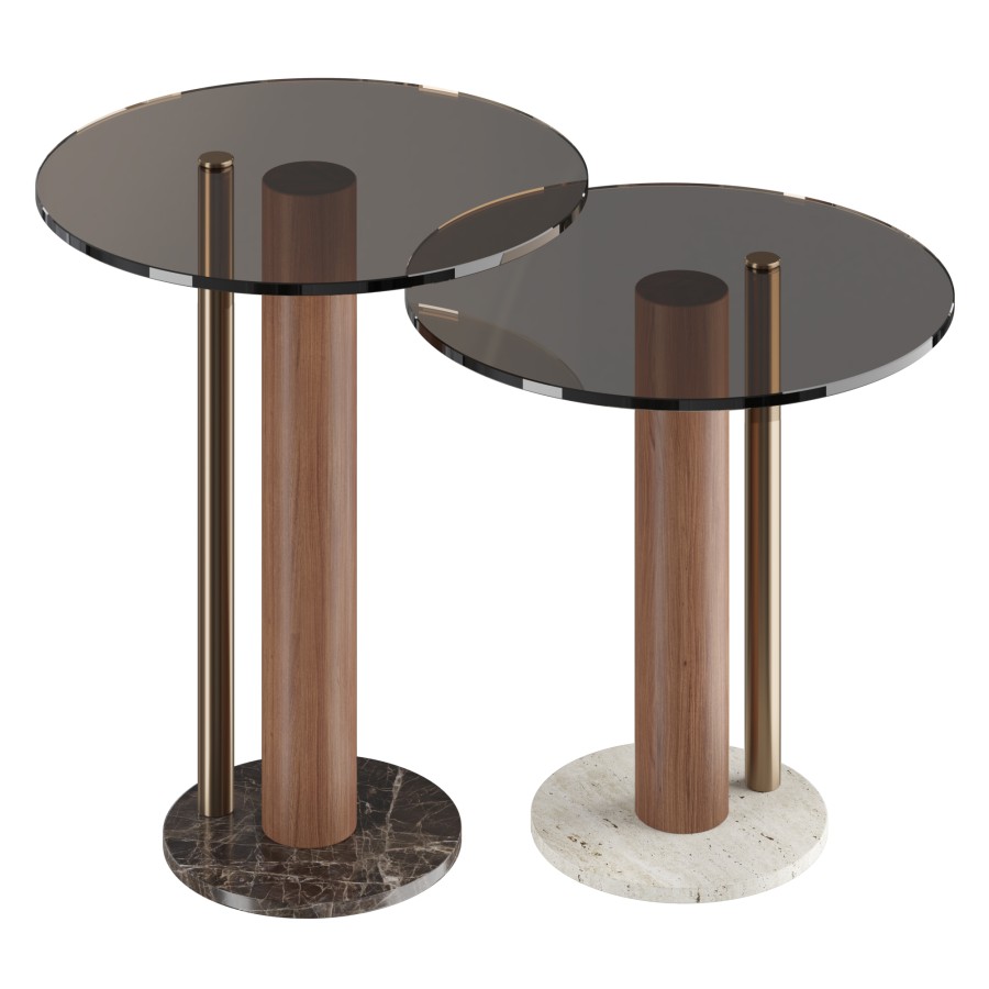 Carpanese Home Athena | Side Table - 3D Model for Corona