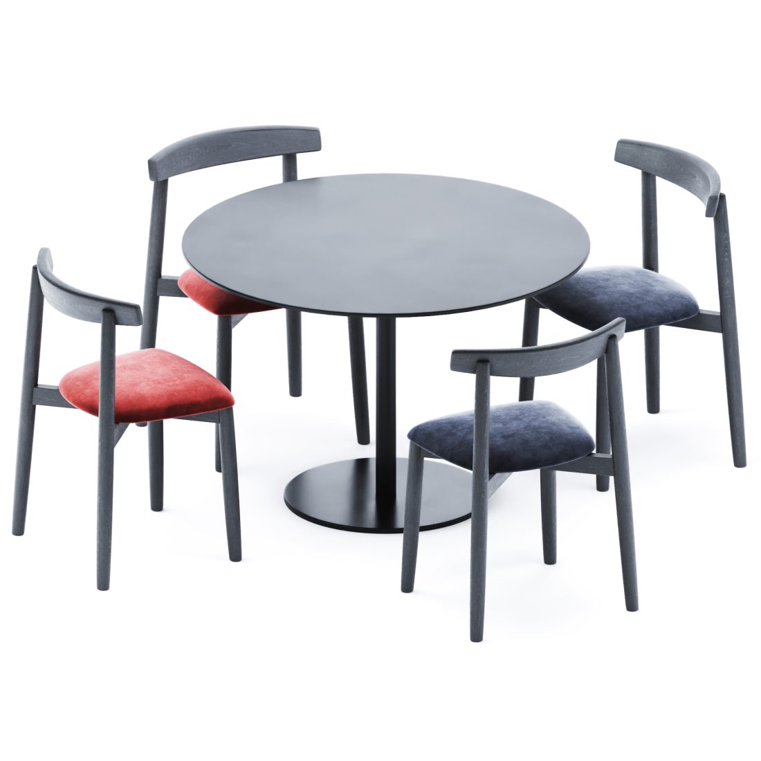 Dining Table Tiffany Column By Scab Design - 3D Model for Corona