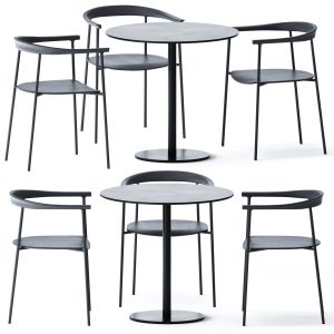Dining Table Tiffany Column By Scab Design - 3D Model for Corona