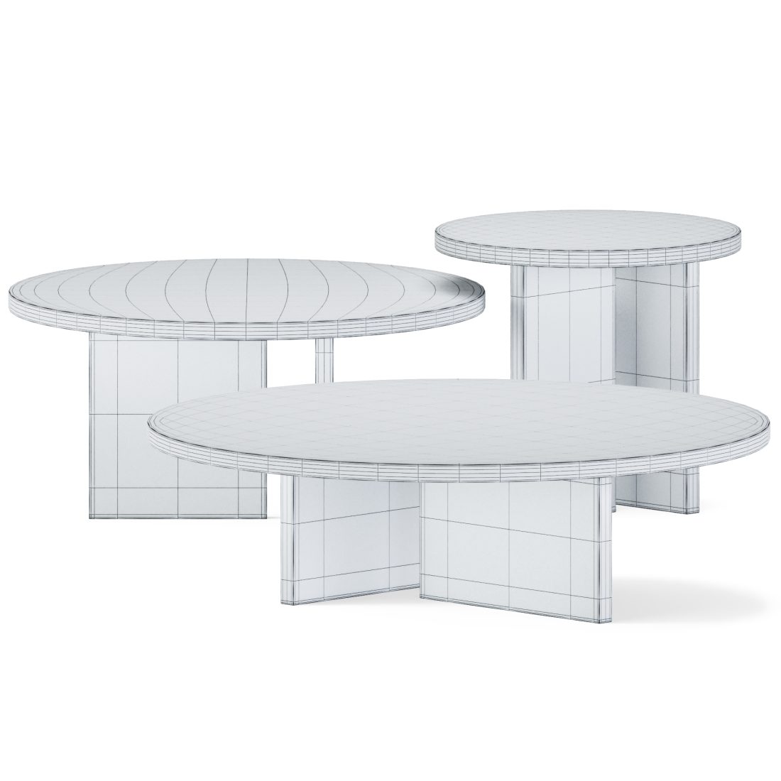 Coffee Table Tebe By Baxter - 3D Model for Corona