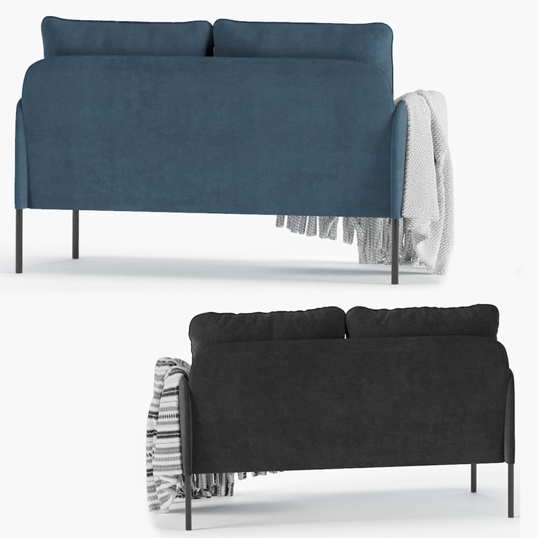 Ikea Glostad Sofa - 3D Model for Corona