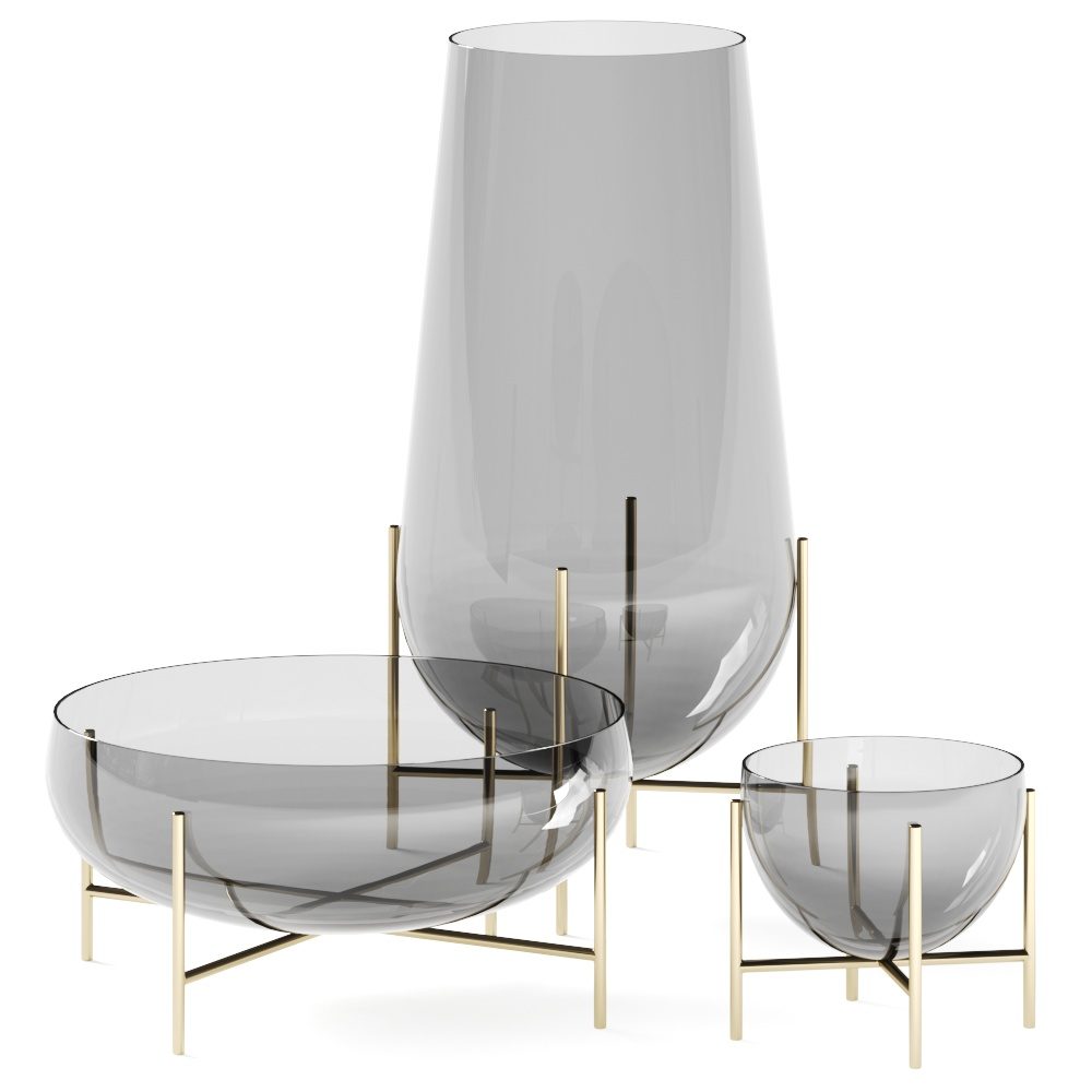 Menu Echasse Vase Bowl - 3D Model for VRay, Corona