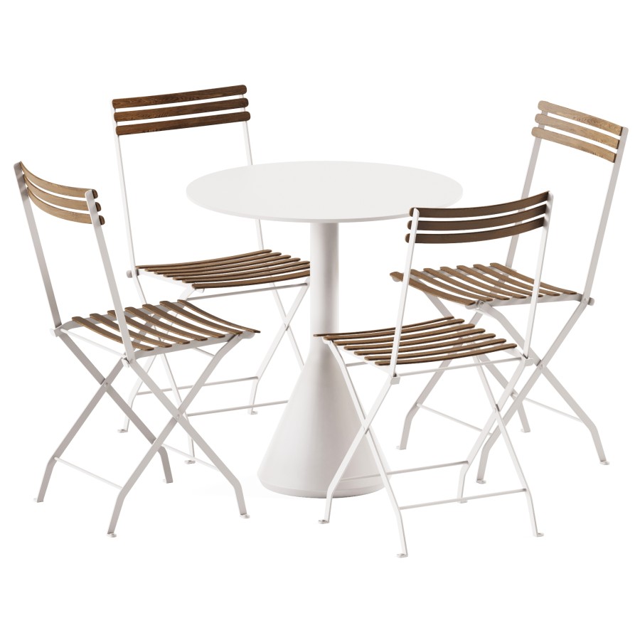 Palissade Cone Table By Hay And Flower Folding Cha - 3D Model for Corona