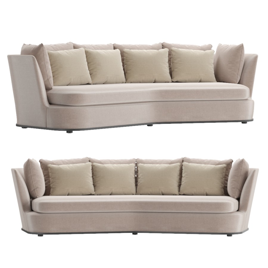 Sofa Maxalto Apollo 5 - 3D Model for VRay, Corona
