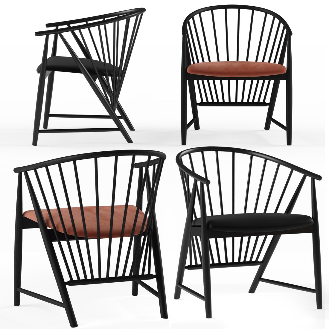 Gemla Chair - 3D Model for VRay