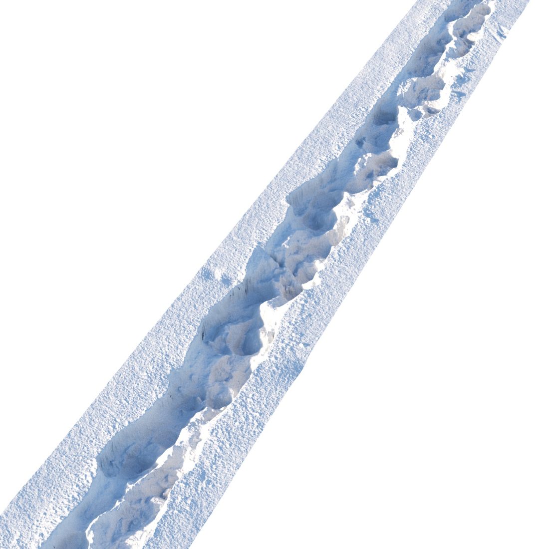 Winter Snowpath 03 (6 Meters) 3D Model for VRay, Corona | CGMood