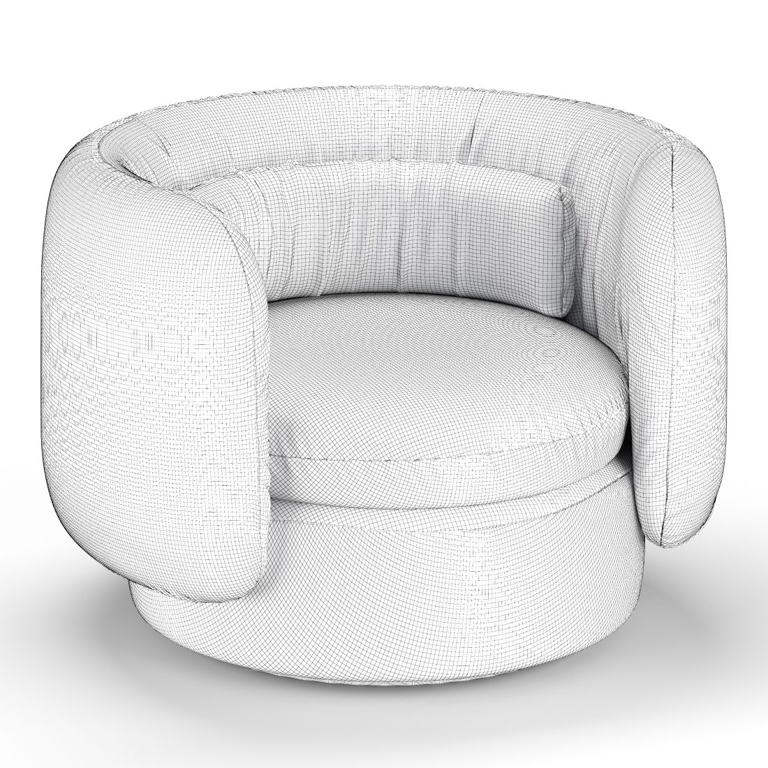 Group Armchair 3D Model for VRay, Corona | CGMood
