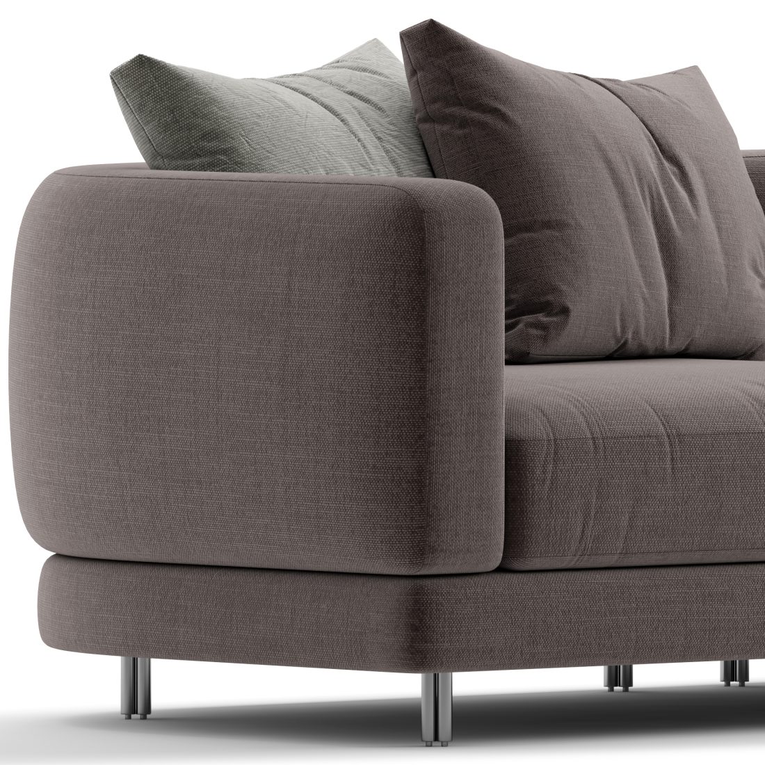 Plain Sofa 3D Model for VRay, Corona | CGMood