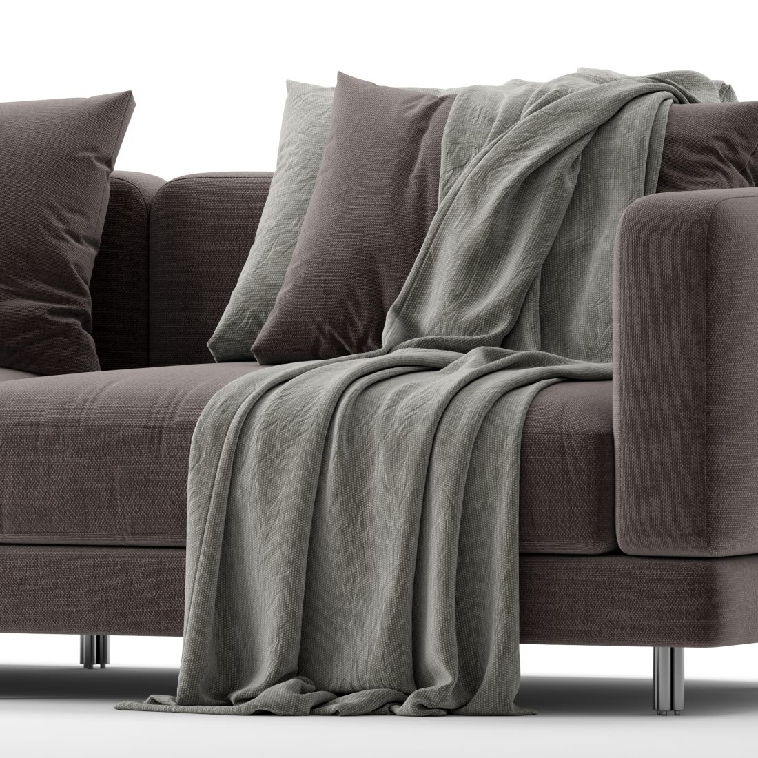 Plain Sofa 3D Model for VRay, Corona | CGMood