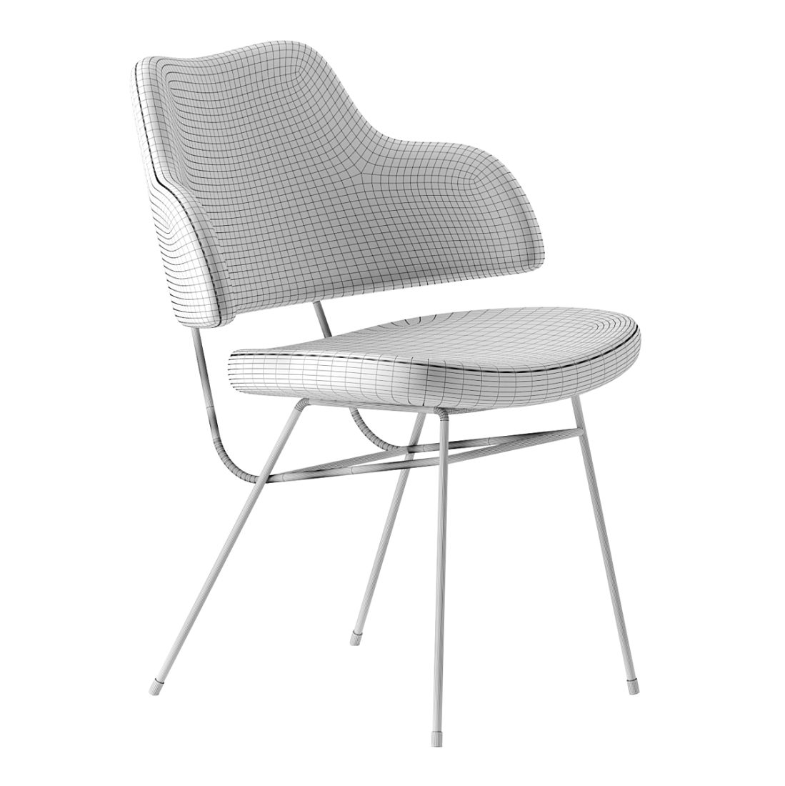 Featherston Re Chair By Grazia And Co - 3D Model for Corona