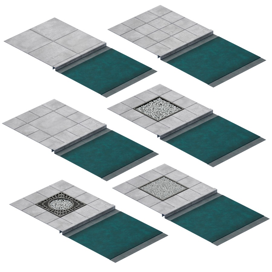 Pavement Curb Path Tile 3D Model for FStorm, VRay, Corona | CGMood