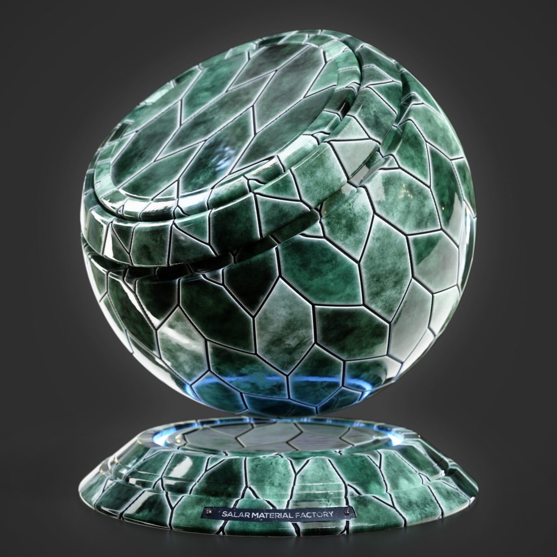 Tile 4k Materials A6 - 3 Materials - 3D Model for VRay, Corona