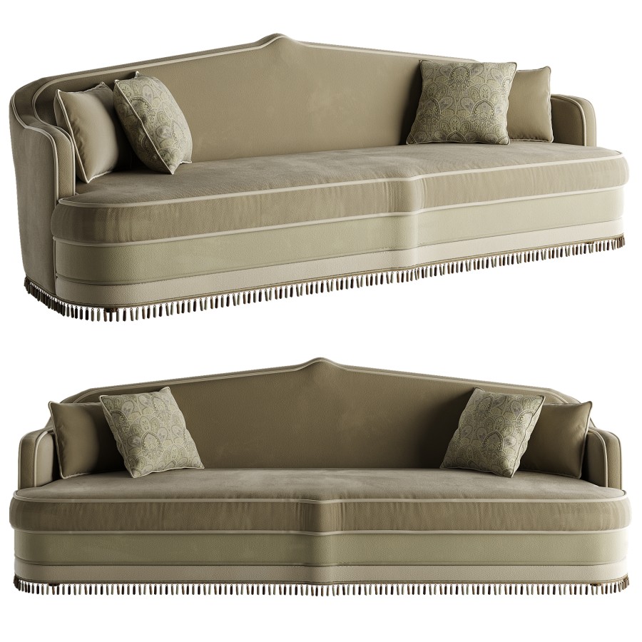 Amina Armhair By Etro Home Interiors - 3D Model for Corona