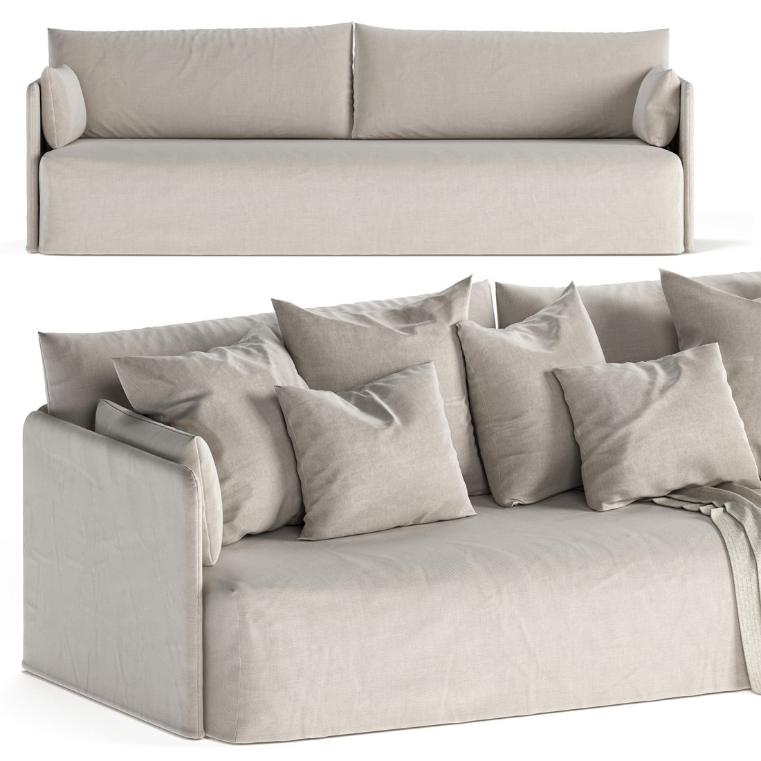 Offset Sofa - Norm Architects 3D Model | CGMood