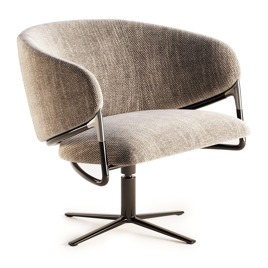 Hammer Swivel Easy Chair Hammer Collection - 3D Model for VRay, Corona