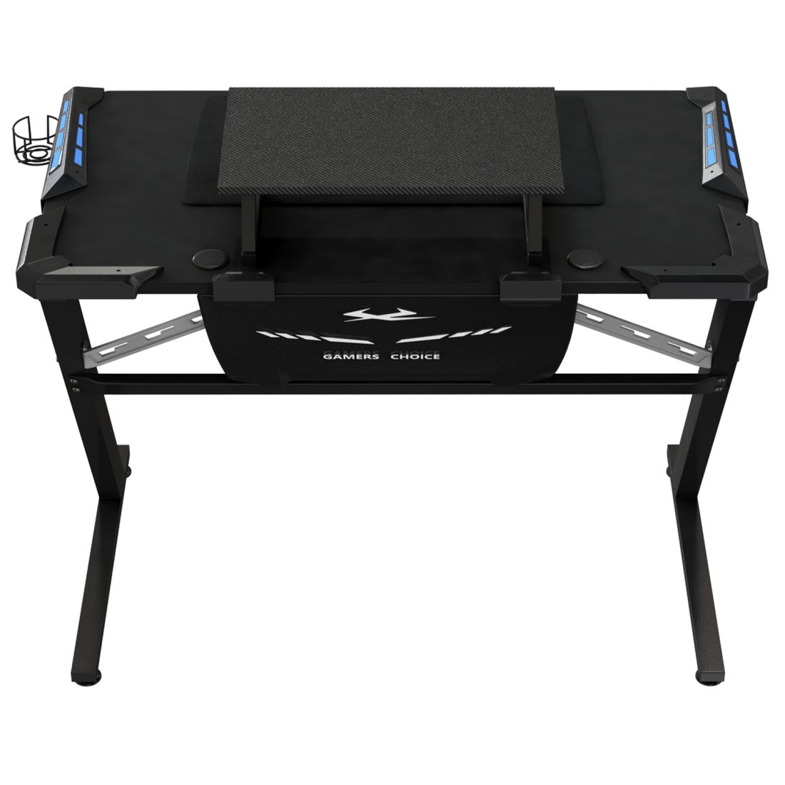 Computer Gaming Desk Langholm With Led Black - 3D Model for VRay
