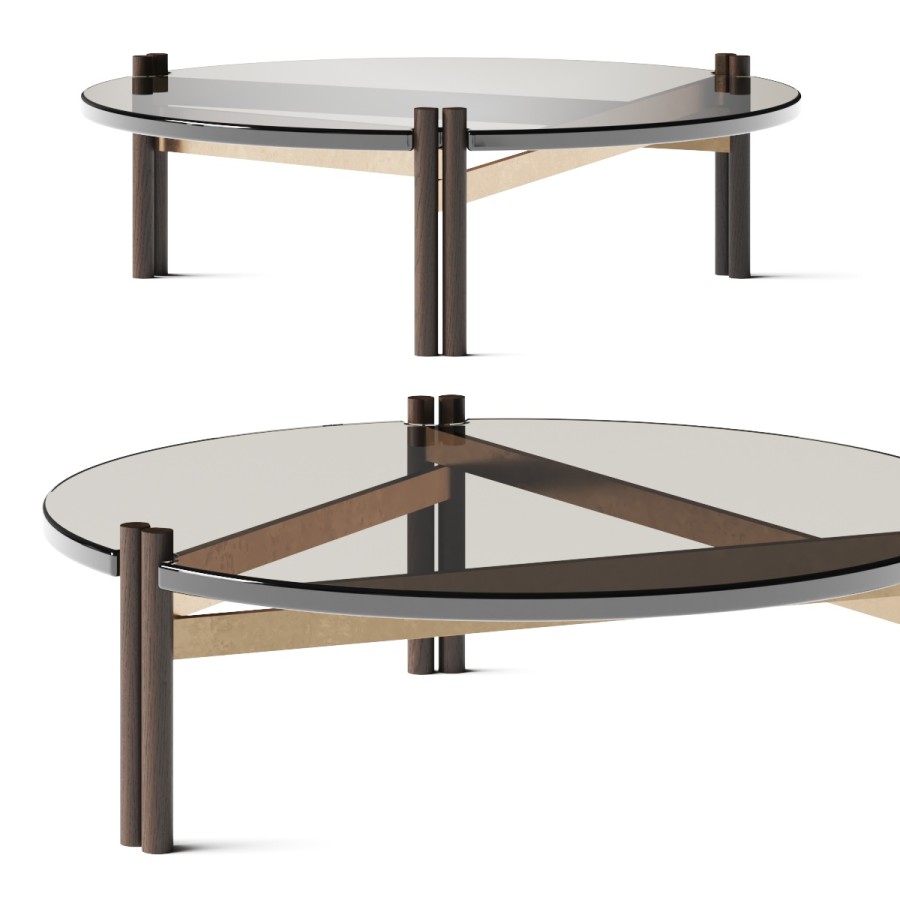 Matthieu Recope De Tilly H Round Coffee Table - 3D Model for VRay, Corona