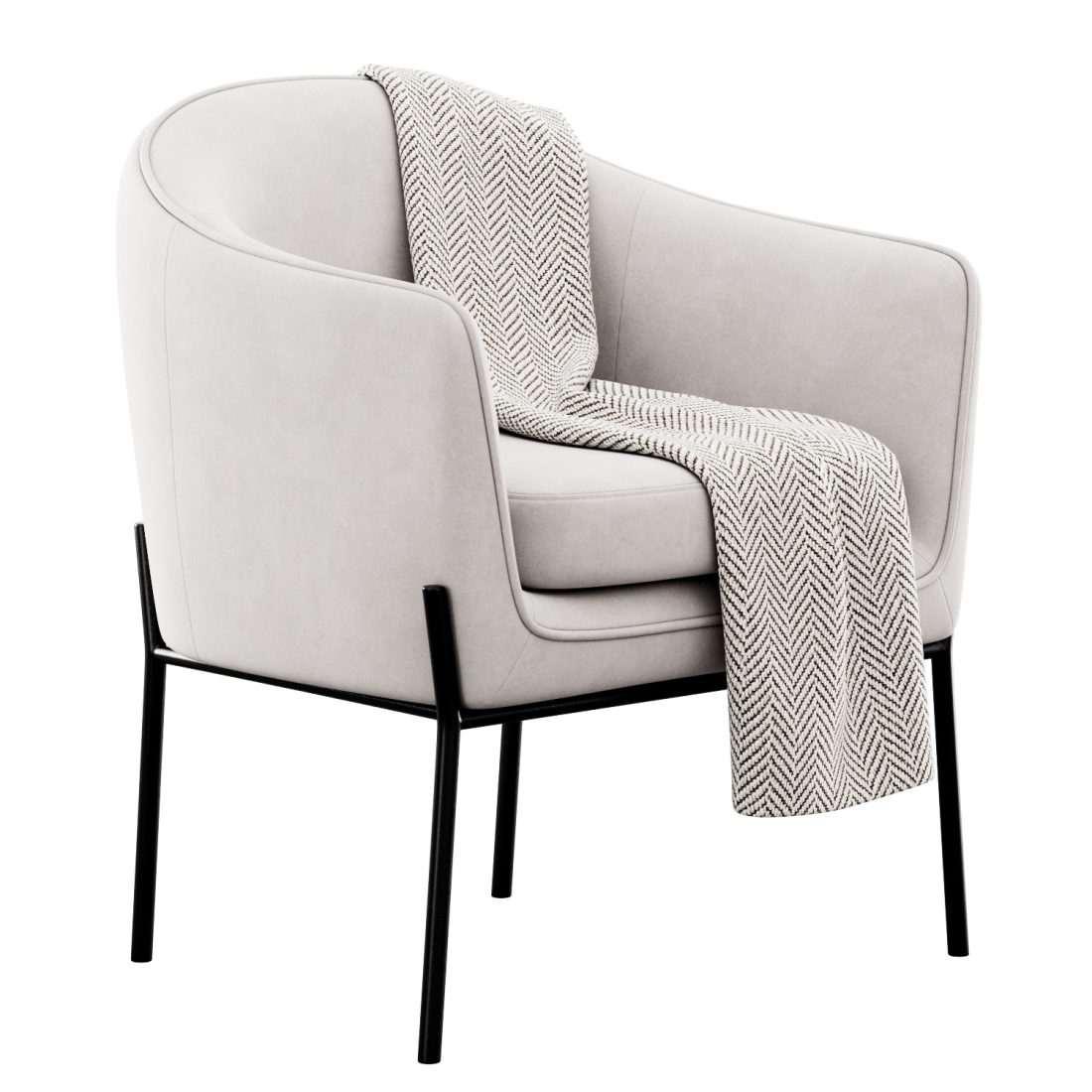 Lounge Chair By Gap Home 3D Model for VRay | CGMood