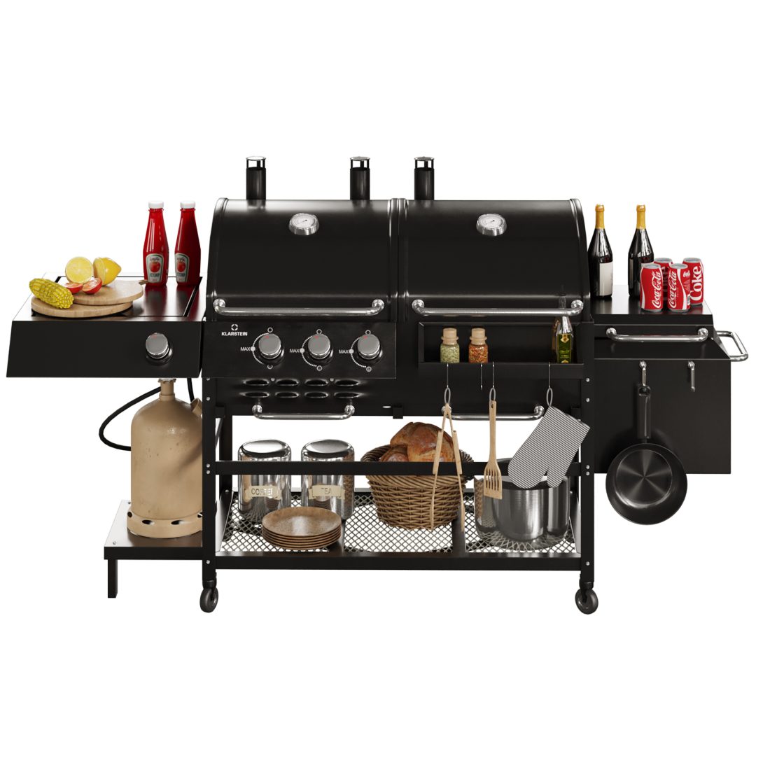 Klarstein Outdoor Grill - 3D Model for VRay, Corona